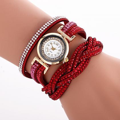 Beautiful Crystal Strap Wrist Watch on Luulla