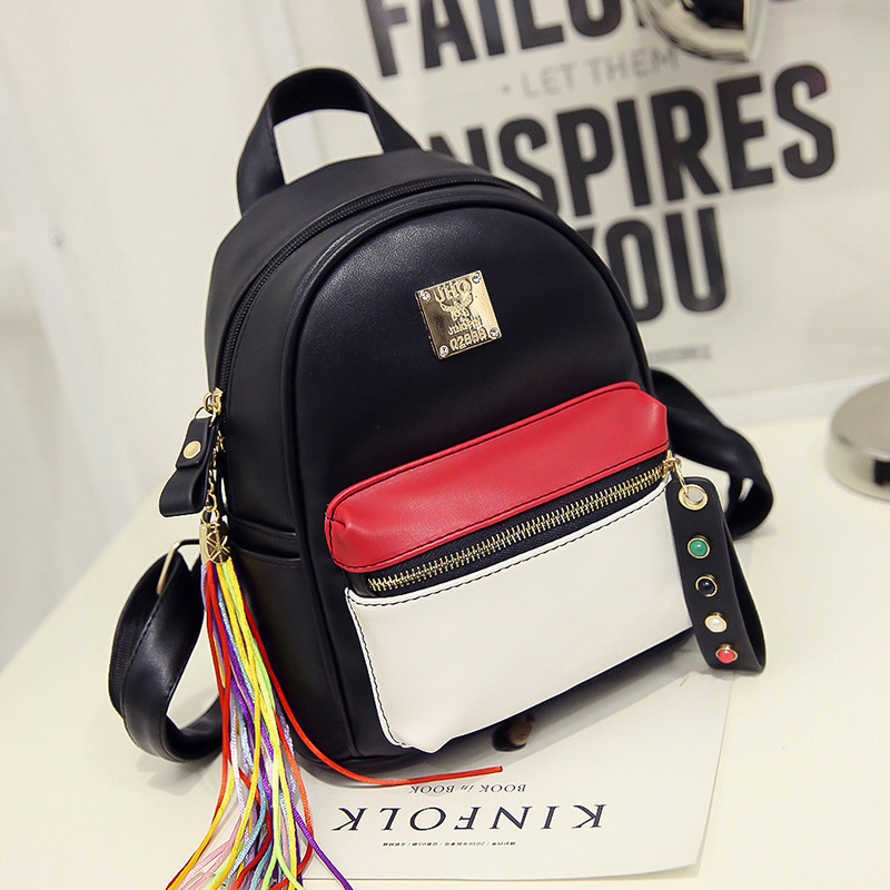 Lovely Colorful Tassel Pendant Backpack on Luulla
