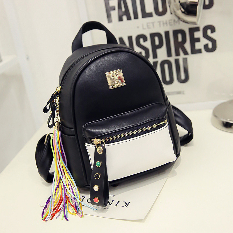 Lovely Colorful Tassel Pendant Backpack on Luulla