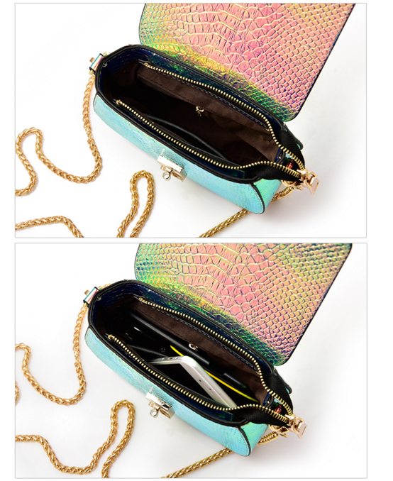 Gradient Color Mini Crossbody Bag on Luulla