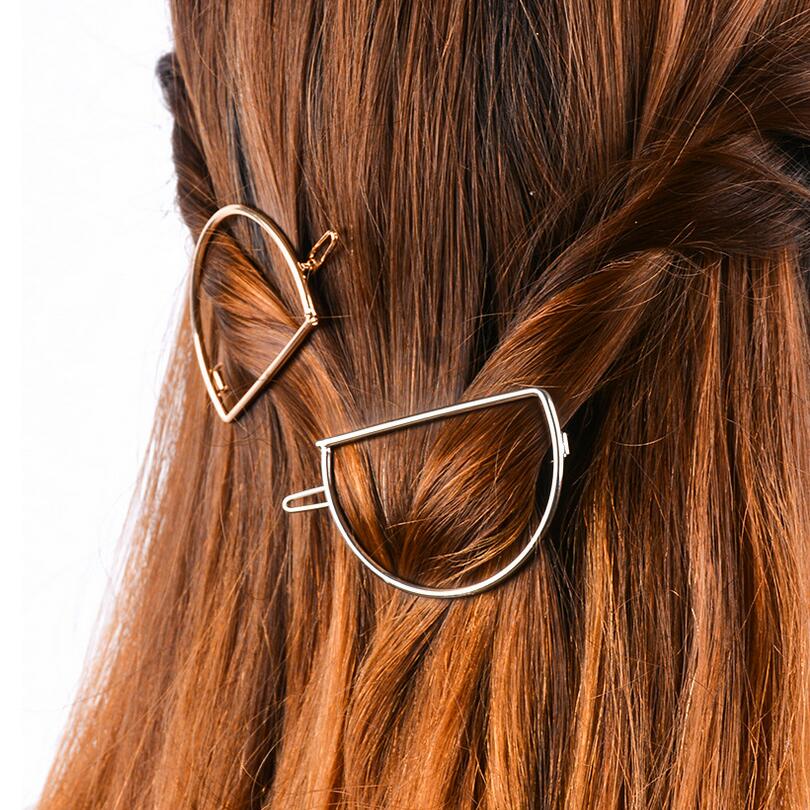 Simple D Shape Women's Hairpin on Luulla