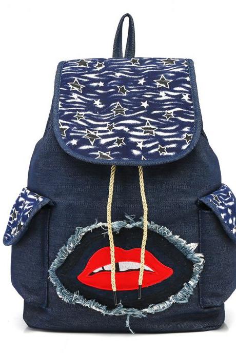 Goth Backpack Edgy Punk Rock Skeleton Harajuku Shoulders Bags on Luulla