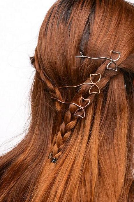 Simple D Shape Women's Hairpin on Luulla