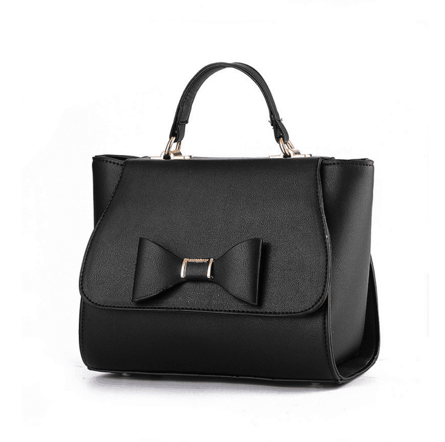 Front Flap Tote Bag, Handbag With Bow Accent on Luulla