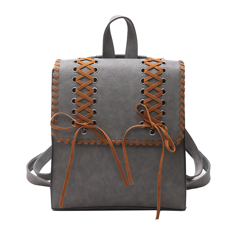Retro Knitted Tassels Design Backpack on Luulla