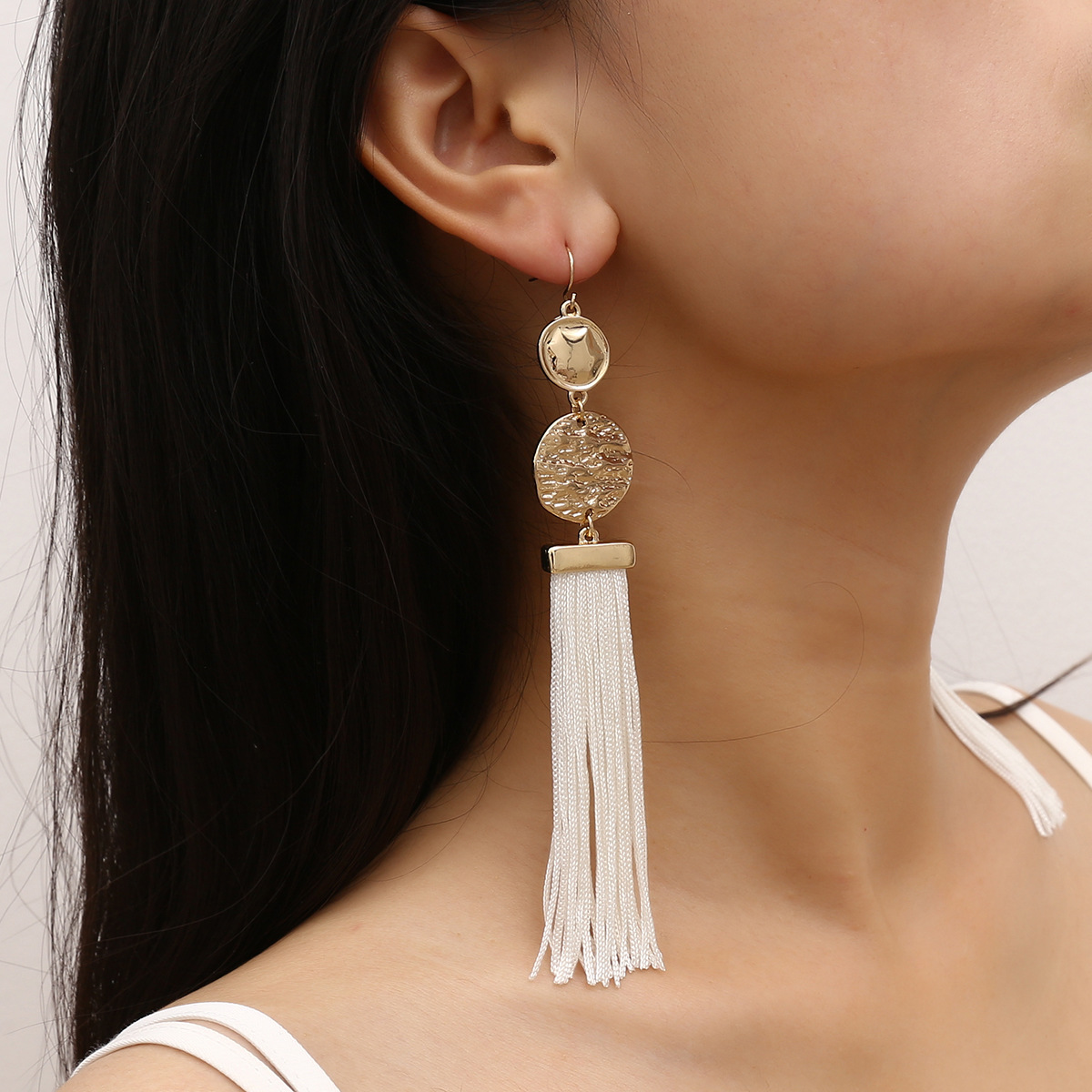 Long Style Fringe Bohemian Earrings on Luulla