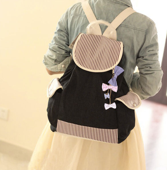 Canvas Satchel Shoulder School Backpack on Luulla