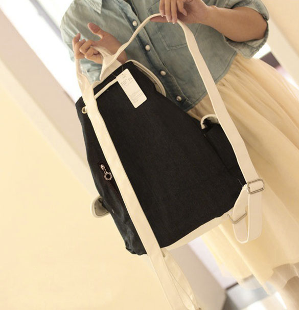 Canvas Satchel Shoulder School Backpack on Luulla