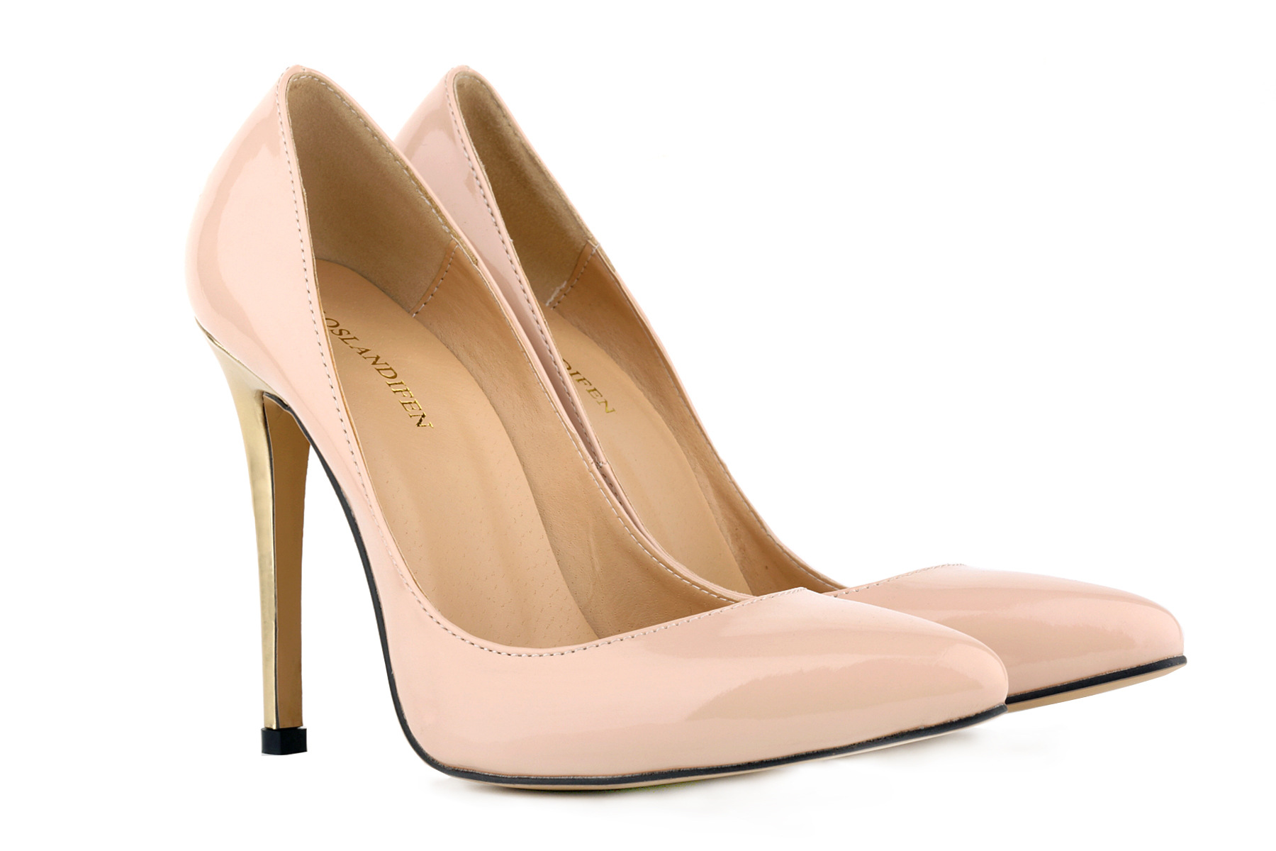 Patent Leather Pointed-toe High Heel Stilettos on Luulla